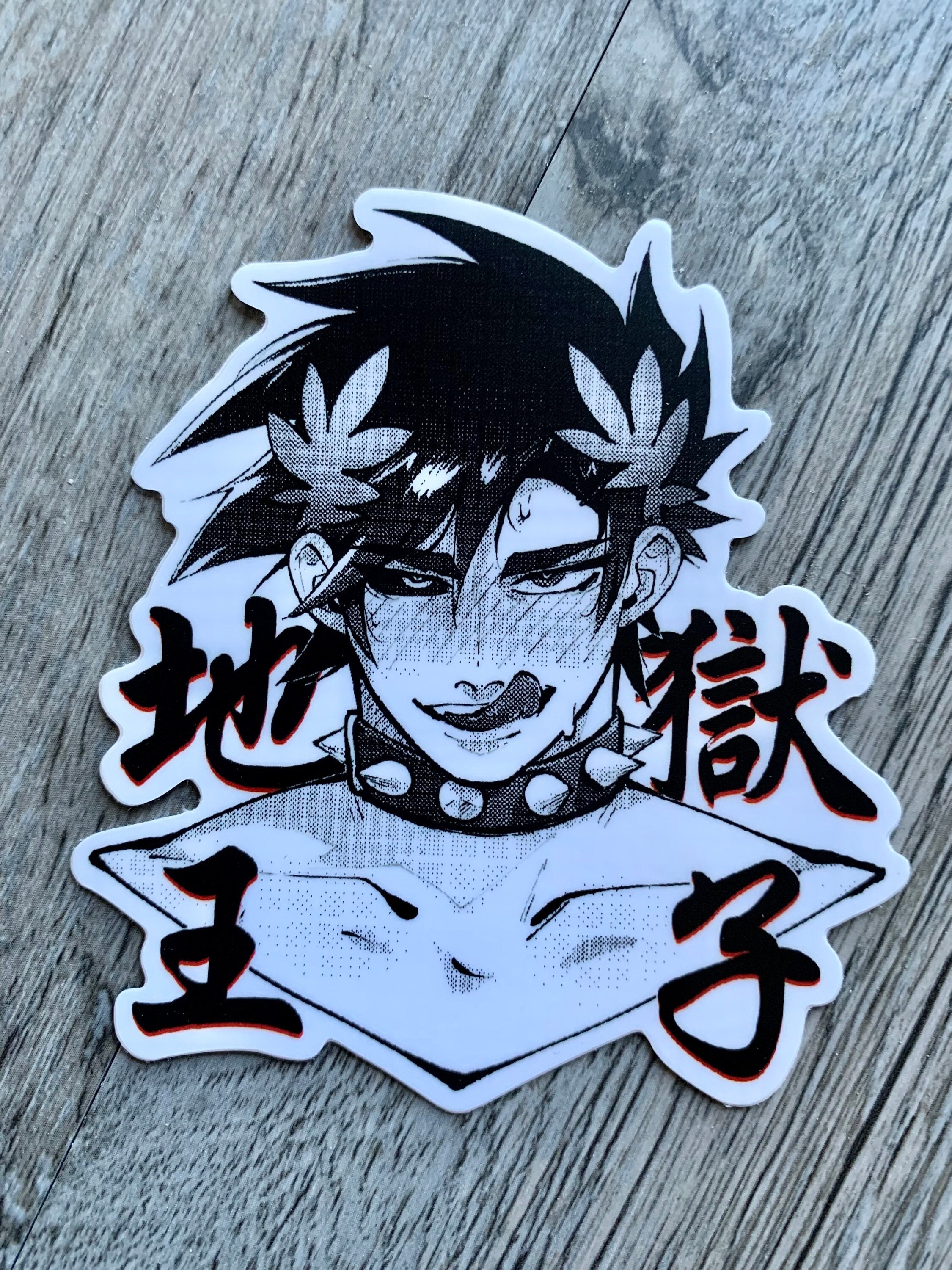 Hades Game Zagreus Prince of Hell Vinyl Sticker - Etsy