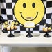 Smiley Face Cake Topper Two Rad Retro Birthday Theme - Etsy