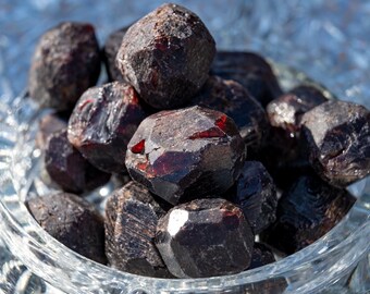 Rough Garnet Large A-grade Raw 100% Natural Healing Crystal - Etsy