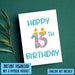 13th Birthday Card Printable, Downloadable 13th Birthday Card, 13th ...