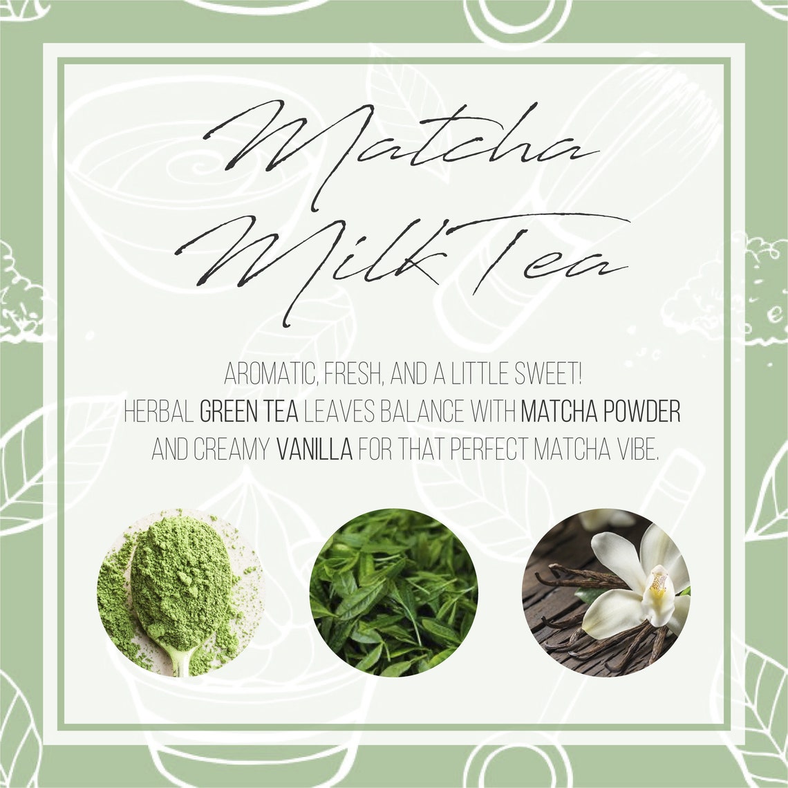 MATCHA MILK TEA Wax Melts // Matcha Green Tea Vanilla - Etsy