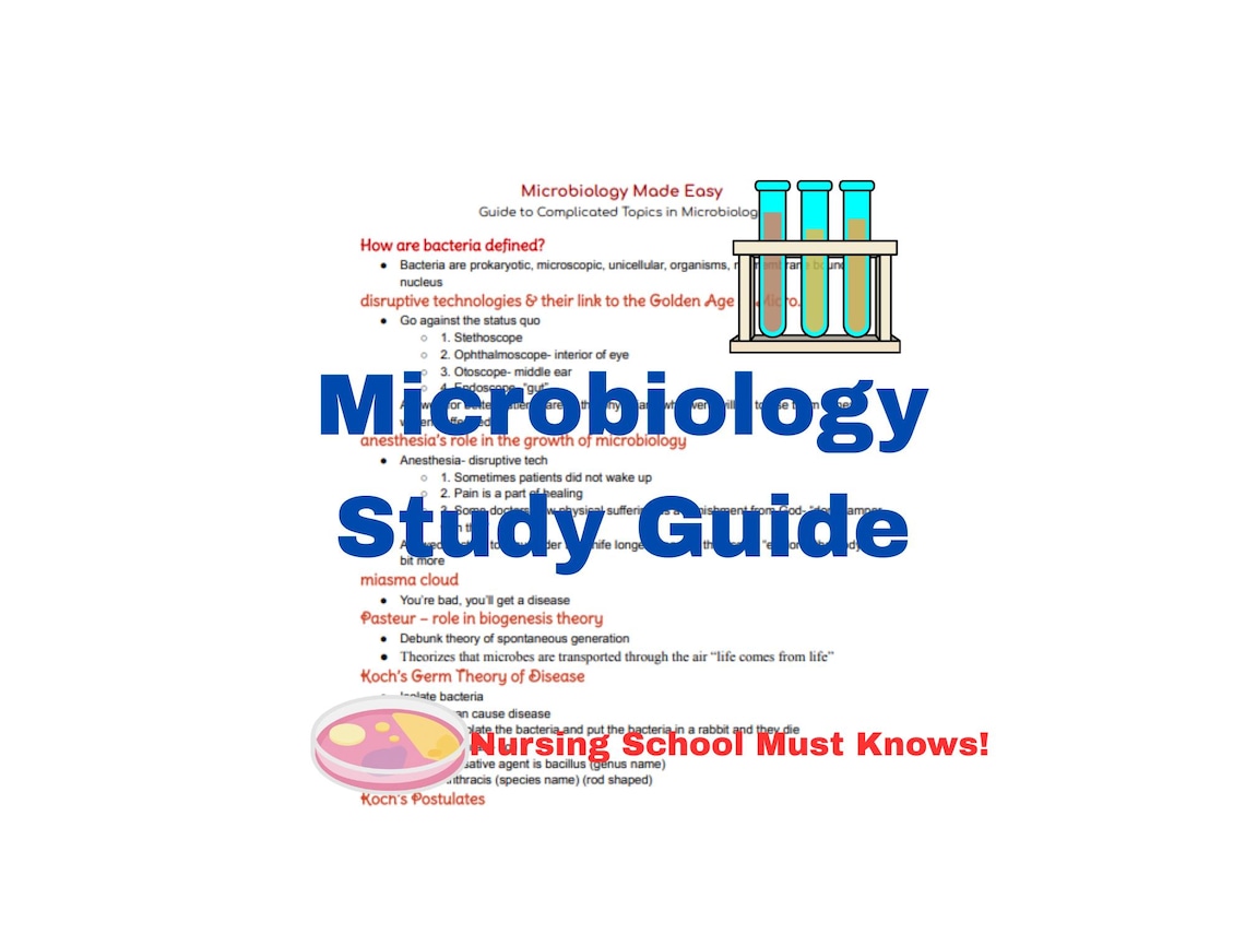 Microbiology Made Easy - Etsy