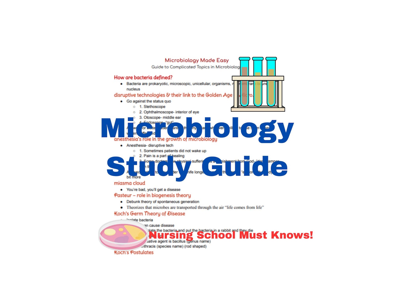 Microbiology Made Easy - Etsy