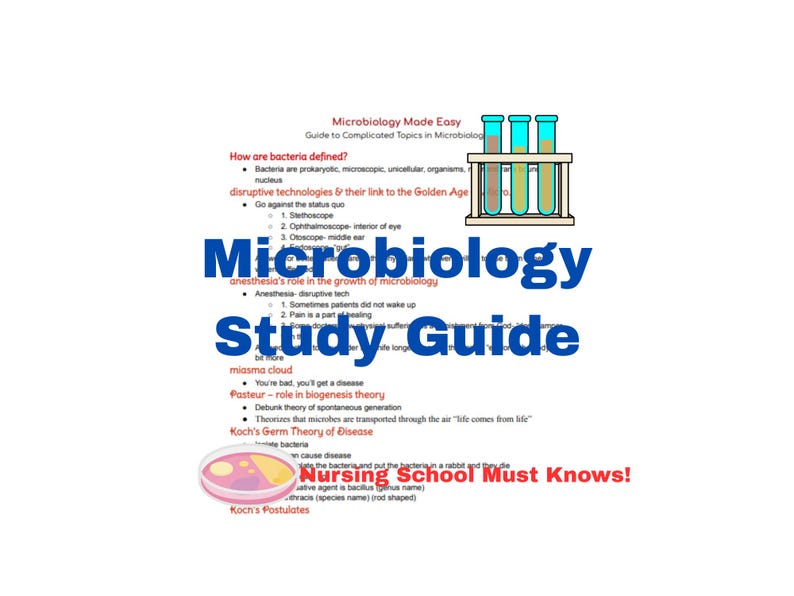 Microbiology Made Easy - Etsy