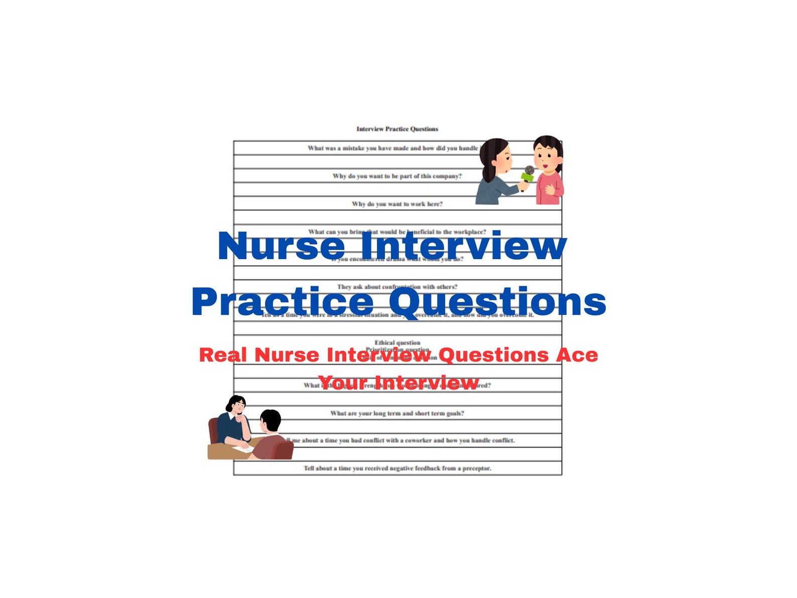 Nursing Interview Practice Questions - Etsy