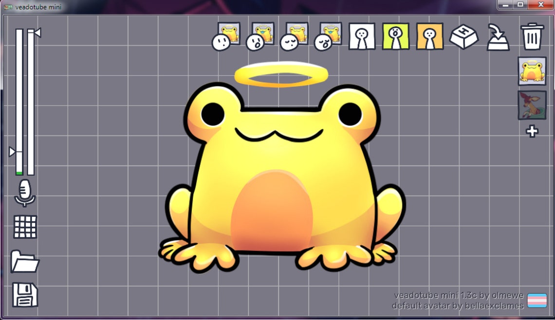 Animated Pngtuber Angel Frog - Etsy Australia