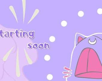 Twitch Brb Screen Cat - Etsy