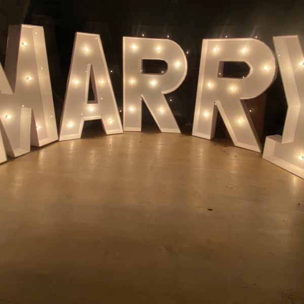 Light up Letters - Etsy