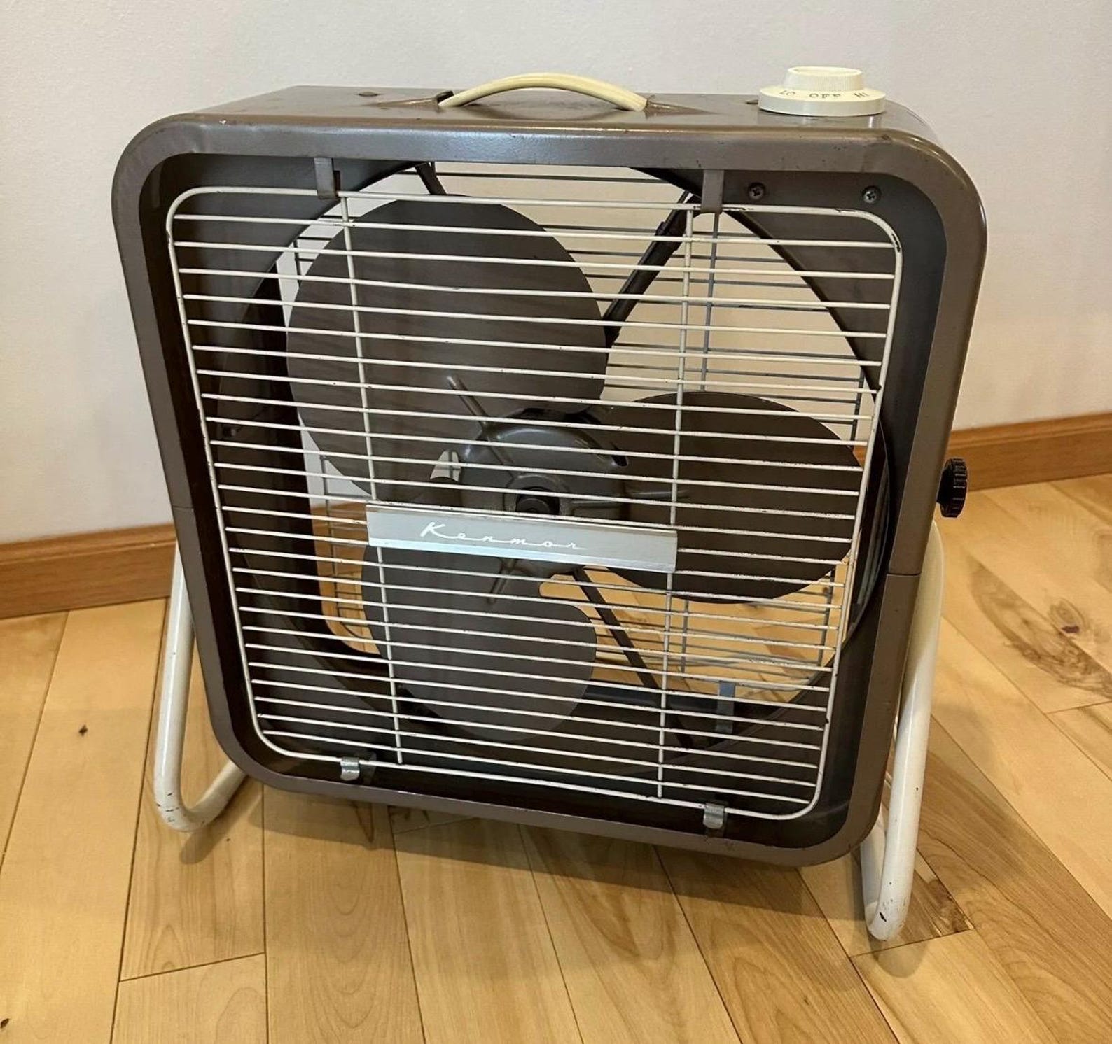 Vintage Kenmore 16” Box Fan 2 Speed 3 Blade Tested Working Condition ...
