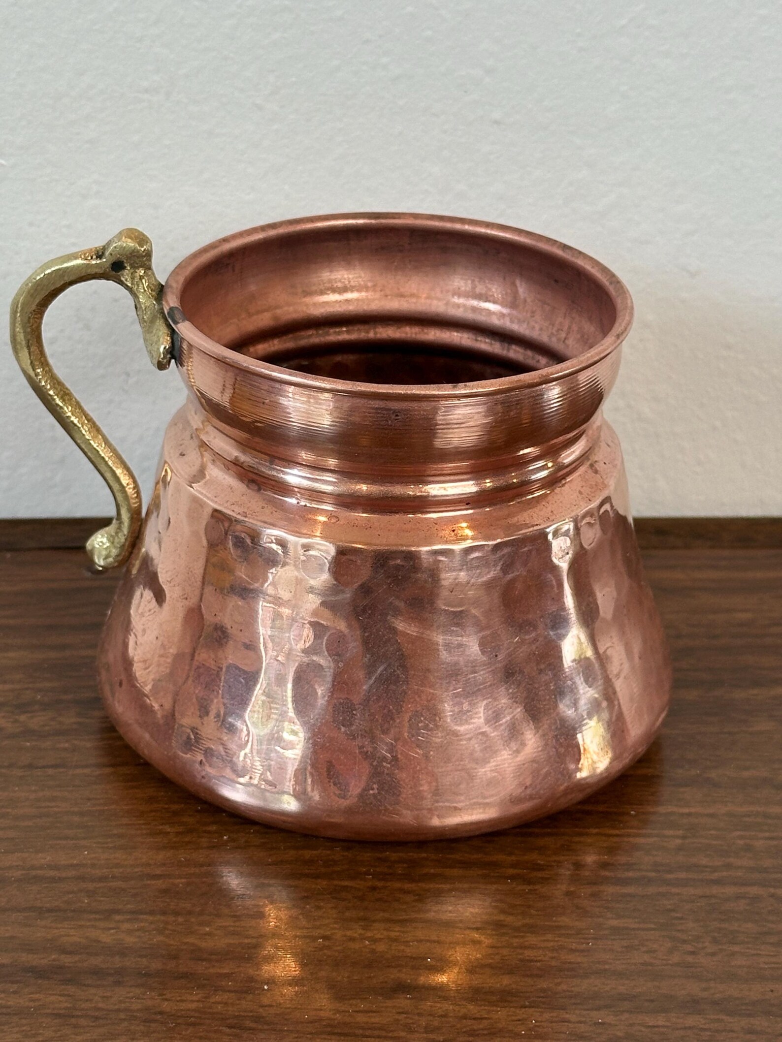 Vintage Houston International Trading Solid Copper Pitcher / Handled ...