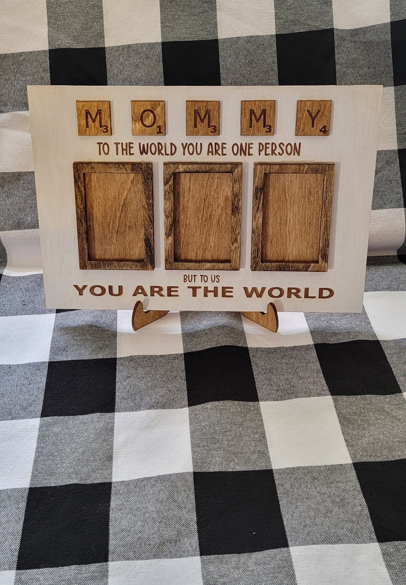 Mommy or Daddy Scrabble Tile Sign Mothers Day or Fathers Day - Etsy