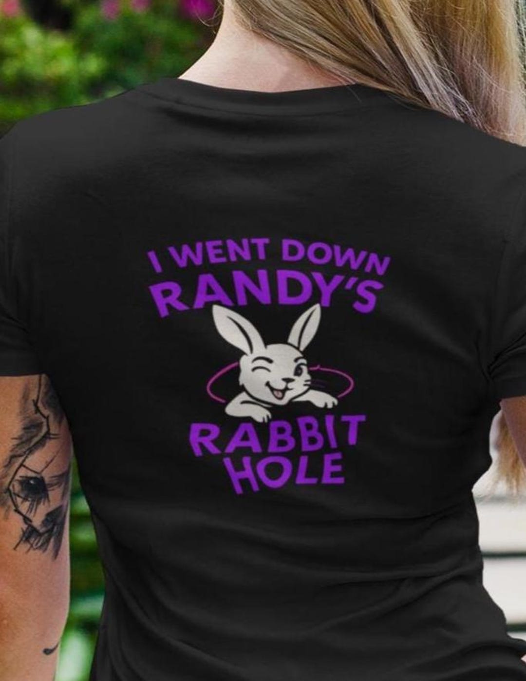 INTERNATIONAL ONLY I Went Down Randys Rabbit Hole Shirt , Funny Tee ...