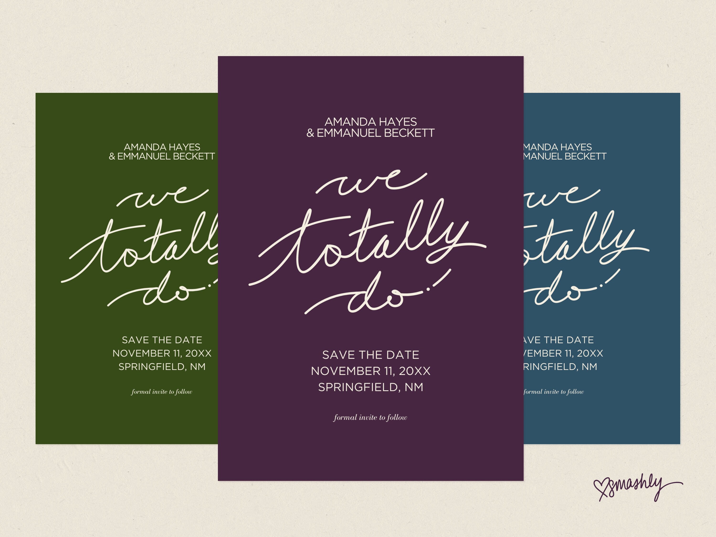Customizable Save the Date Canva Template. Easy to Edit. Handwritten ...