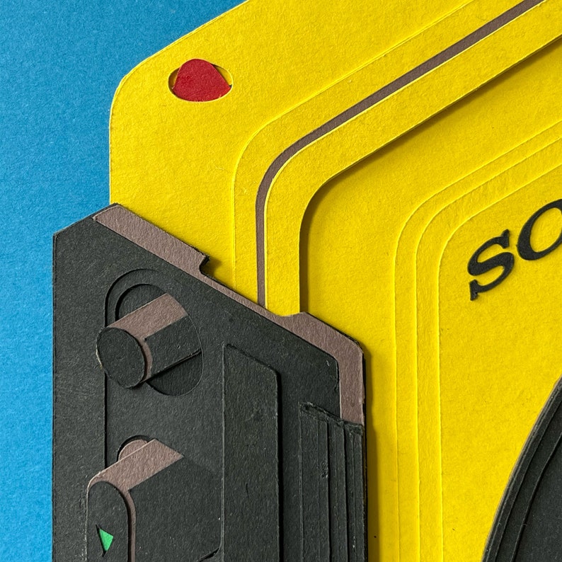 Sony Sports Walkman Paper Art - Etsy