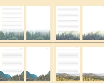 Printable Actors Rehearsal Notepad/notebook Stationary Lined - Etsy