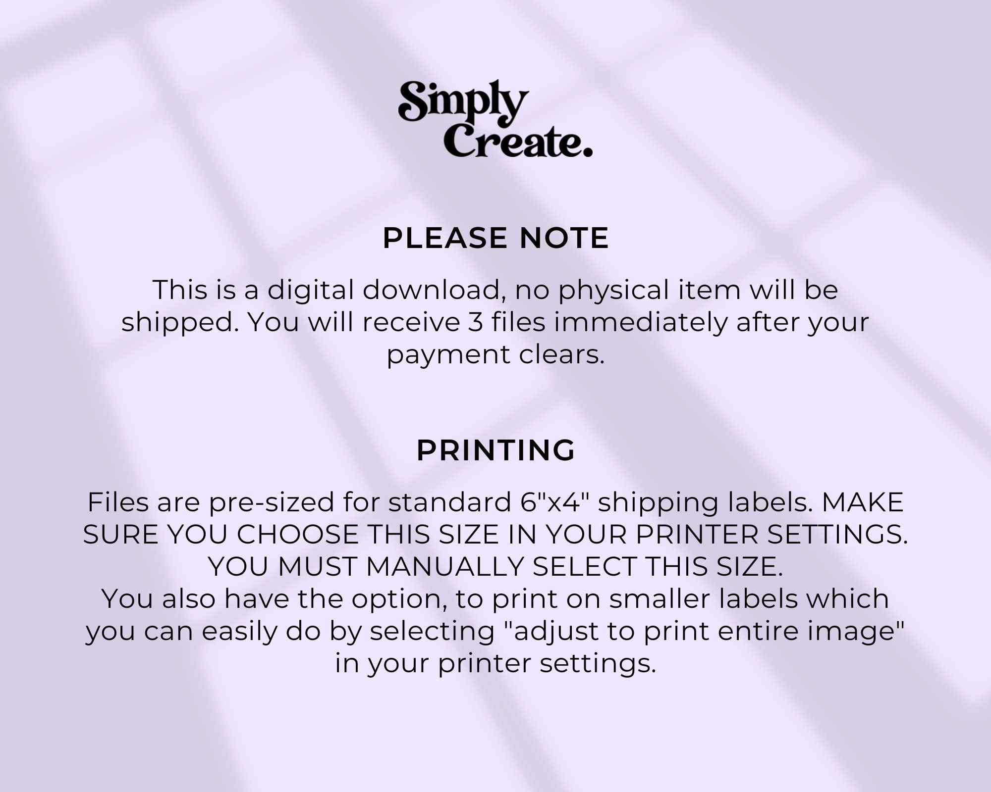 Thermal Printer Label Bundle, Small Business Packaging, Thank You ...