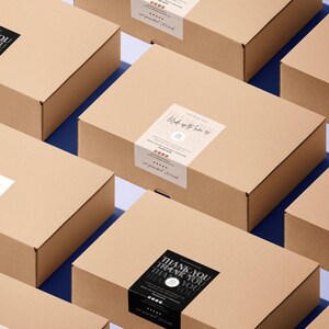 Editable Label Template for Small Businesses, Custom Packaging ...