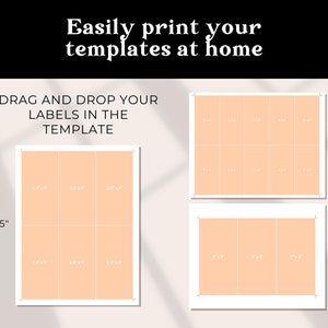 Editable Package Label Template, Custom Packaging, Box Seal, Printable ...
