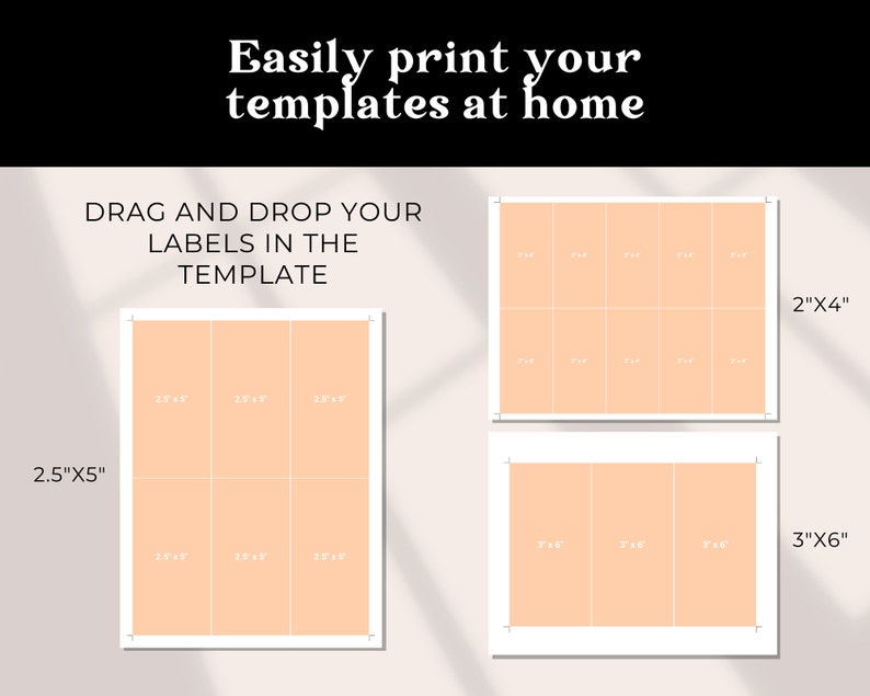 Editable Package Label Template, Custom Packaging, Box Seal, Printable ...