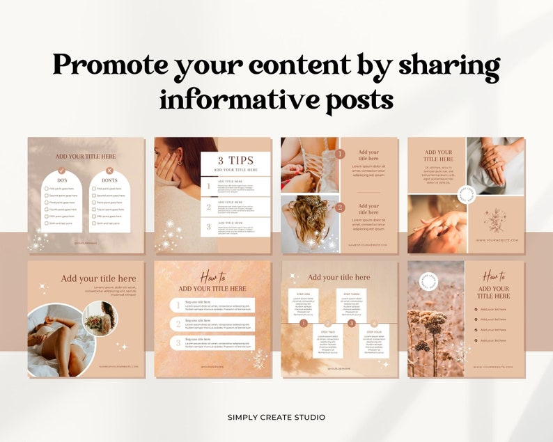 Instagram Templates on Canva, Minimalist Post, Instagram Influencer ...