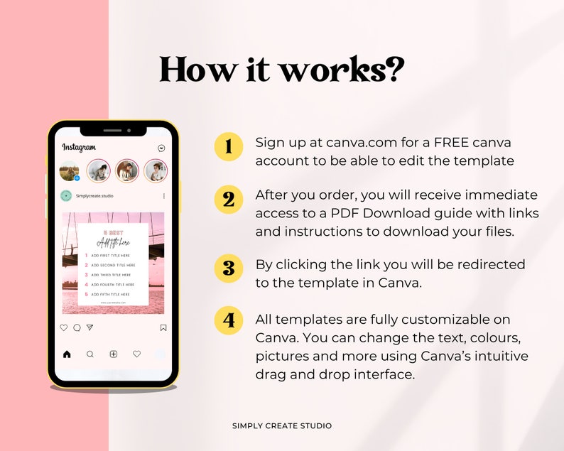 Instagram Post Templates Engagement Booster for Female - Etsy