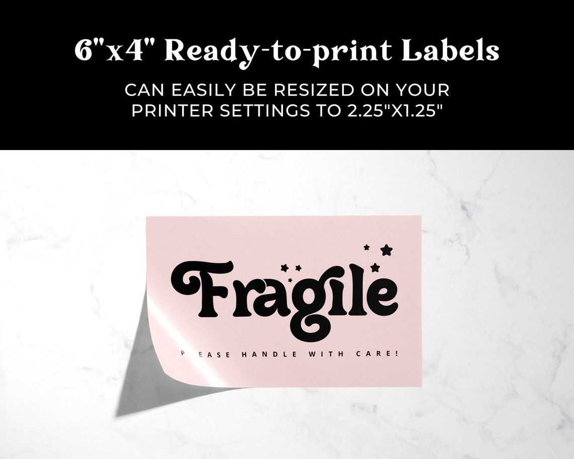 Thermal Printer Label Bundle, Small Business Packaging, Thank You ...