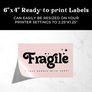 Thermal Printer Label Bundle, Small Business Packaging, Thank You ...