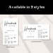 Editable Care Tags Label, Printable Clothing Care Card, Canva Template ...