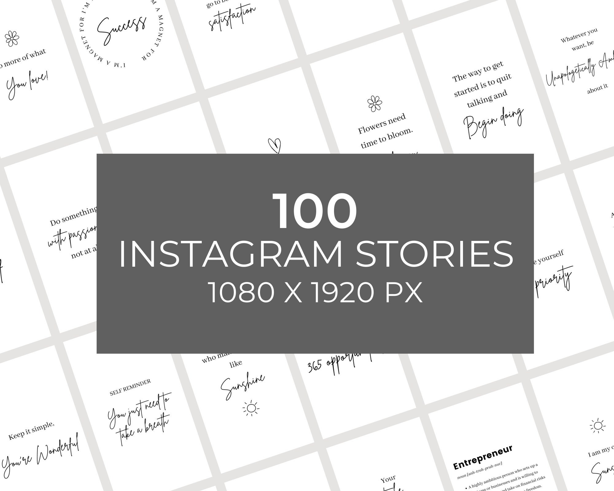 Inspirational Quotes for Canva Templates, Motivational Quote Bundle ...