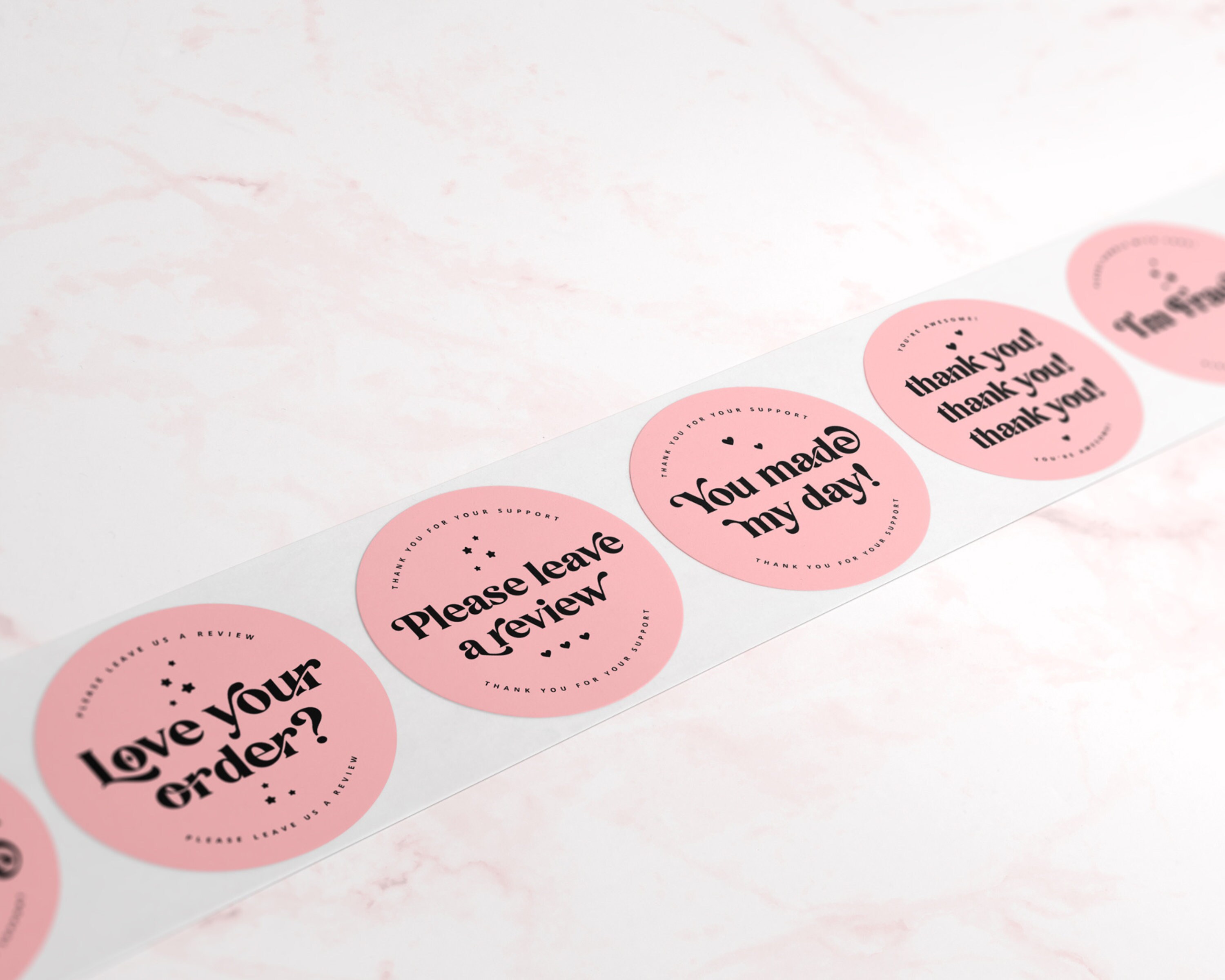 Thermal Round Labels V2 for Small Business Owners, Packaging Sticker ...