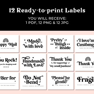 Thermal Labels for Small Business Owners, Packaging Sticker Design ...