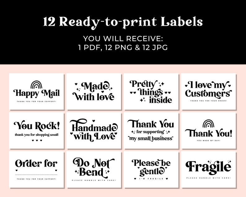 Thermal Labels for Small Business Owners, Packaging Sticker Design ...