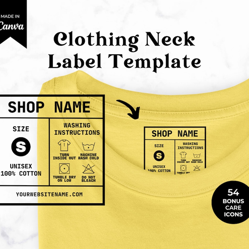 Custom Neck Labels - Etsy