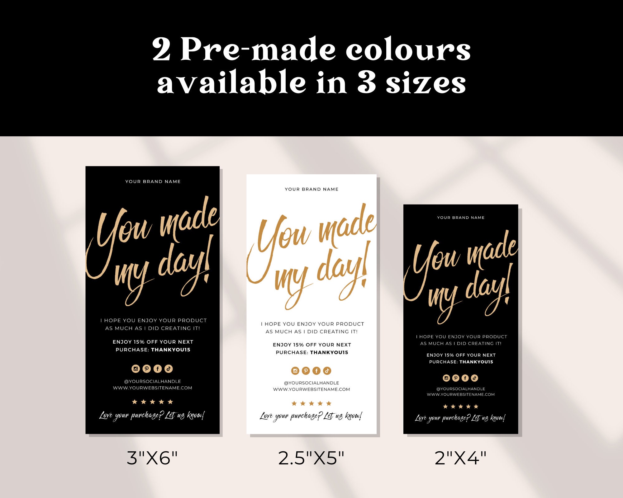 Editable Package Label Template, Custom Packaging, Box Seal, Printable ...