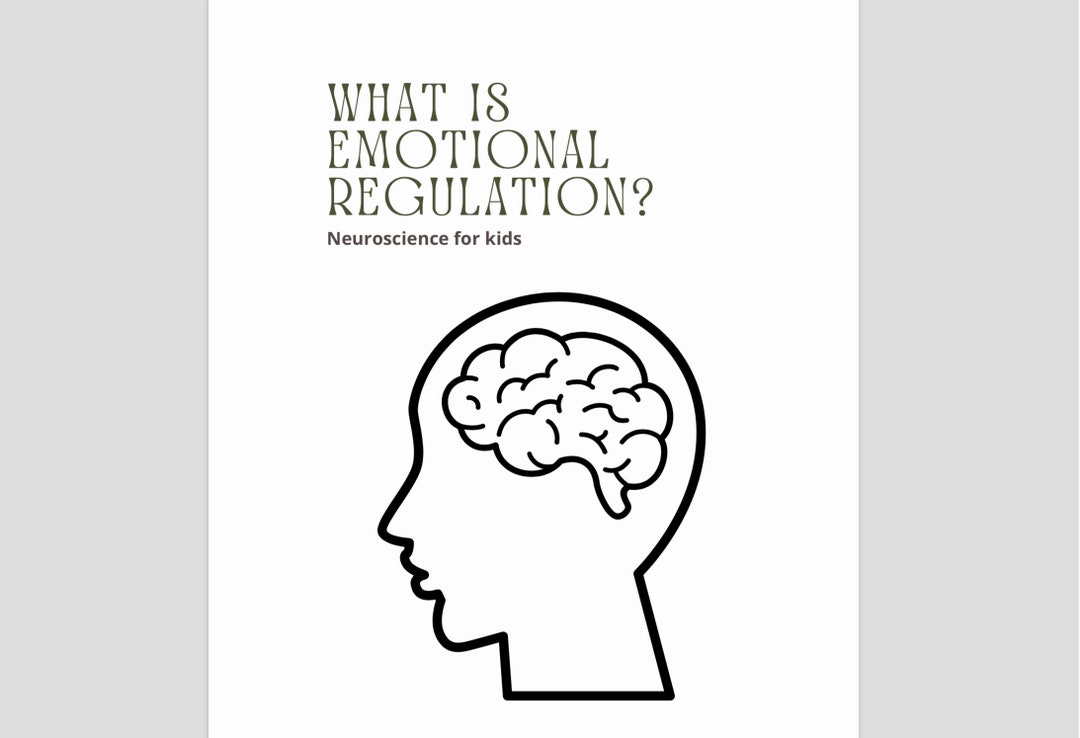 What is Emotional Regulation: Neuroscience for Kids - Etsy