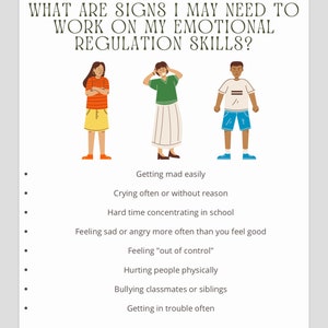 What is Emotional Regulation: Neuroscience for Kids - Etsy
