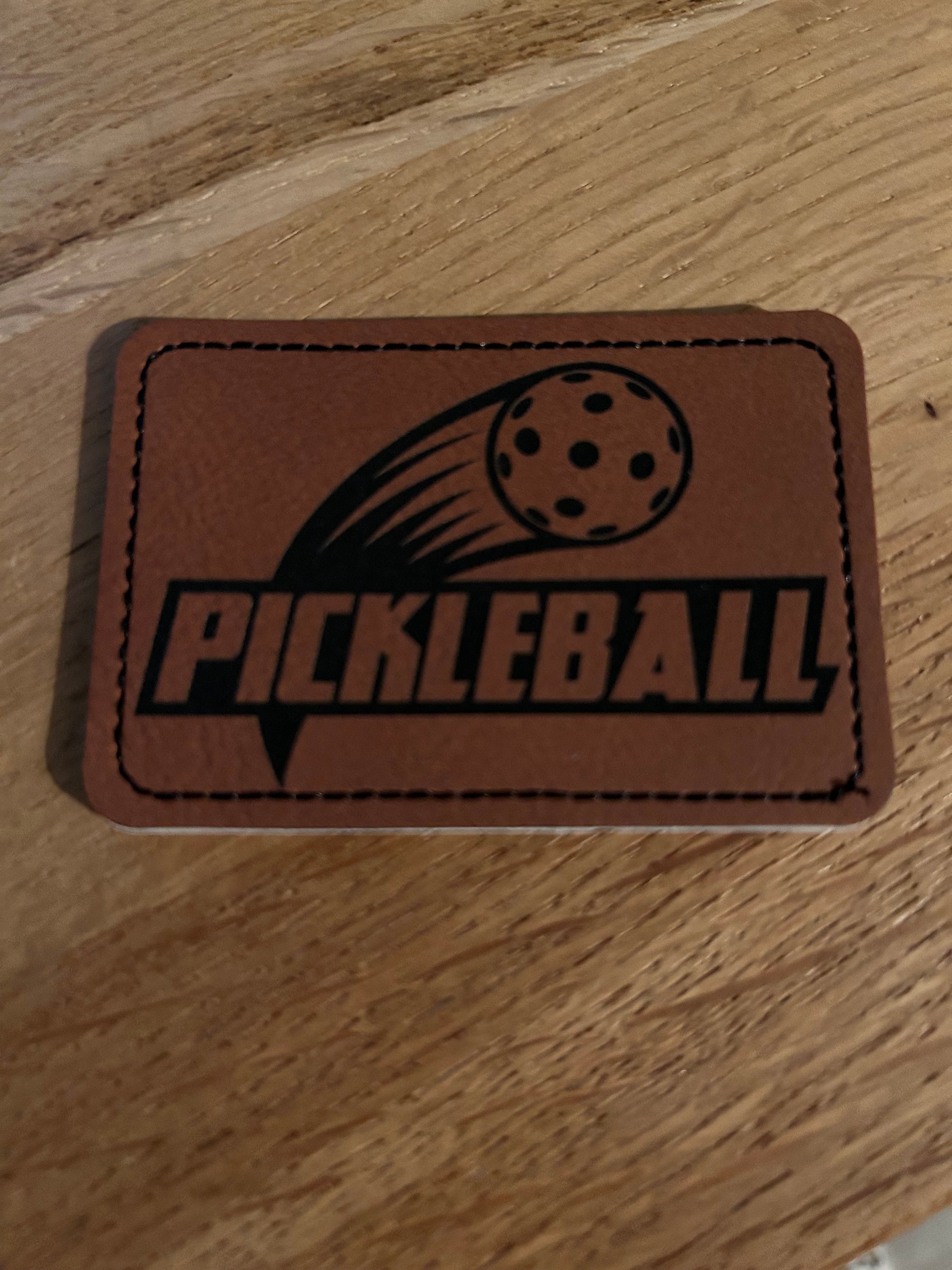 Pickleball Custom Leather Patch Hat, Richardson 112 Trucker Style Cap ...