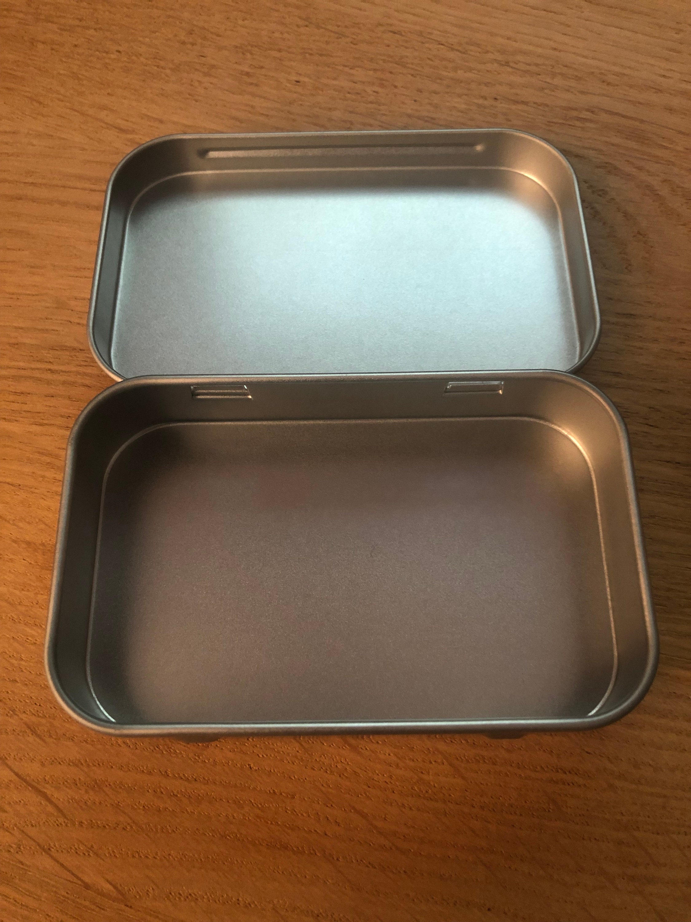 3 Pack Metal Tins Blank Altoid Tins Hinged Lid Tin Boxes - Etsy