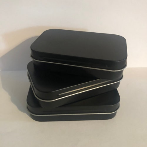 3 Pack Metal Tins Blank Altoid Tins Hinged Lid Tin Boxes - Etsy
