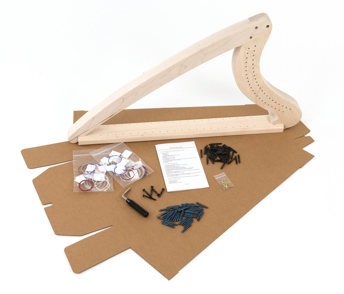 Double Strung Fireside Harp Kit - Etsy