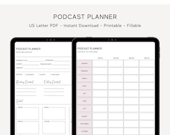 Printable podcast planning worksheet - bpowp