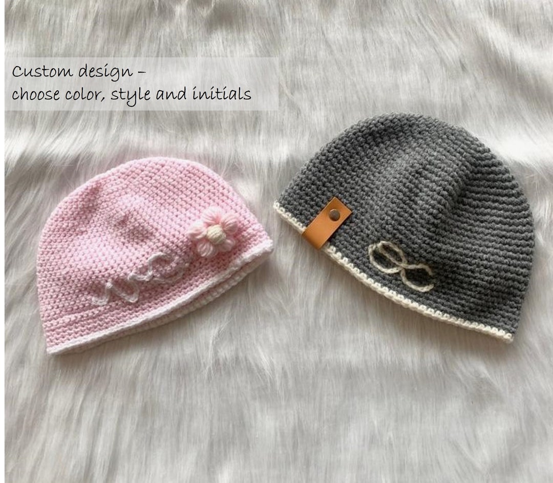 Custom Skull Cap, Personalized Skull Cap, Crochet Beanie, Unisex Beanie ...