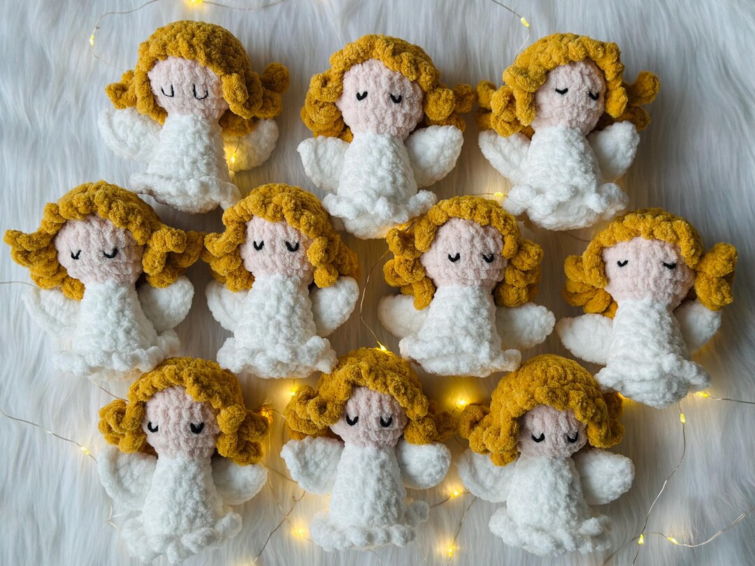 Handmade Crochet Angel Plushie, Soft Angel Doll Gift - Etsy