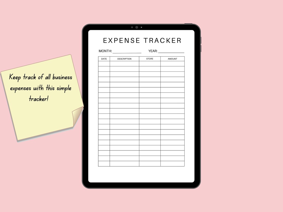 Money Tracker Template Printable Bundle, Digital Download, Receipt ...
