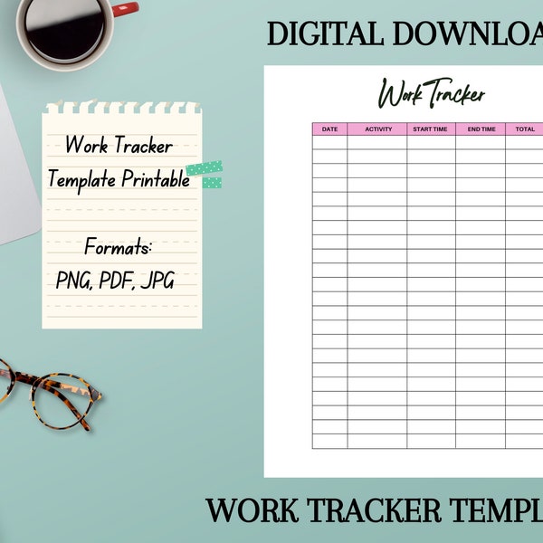 Work Log Tracker - Etsy