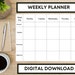Weekly Activity Planner Template Printable, Childcare Program, Daycare ...