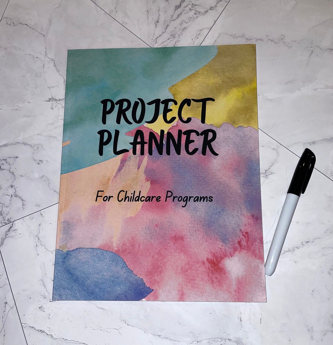 Childcare Project Planner, Childcare Program Activity Planning Book ...