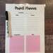 Laminated Project Planner With Marker, 3 Laminated Project Planners ...
