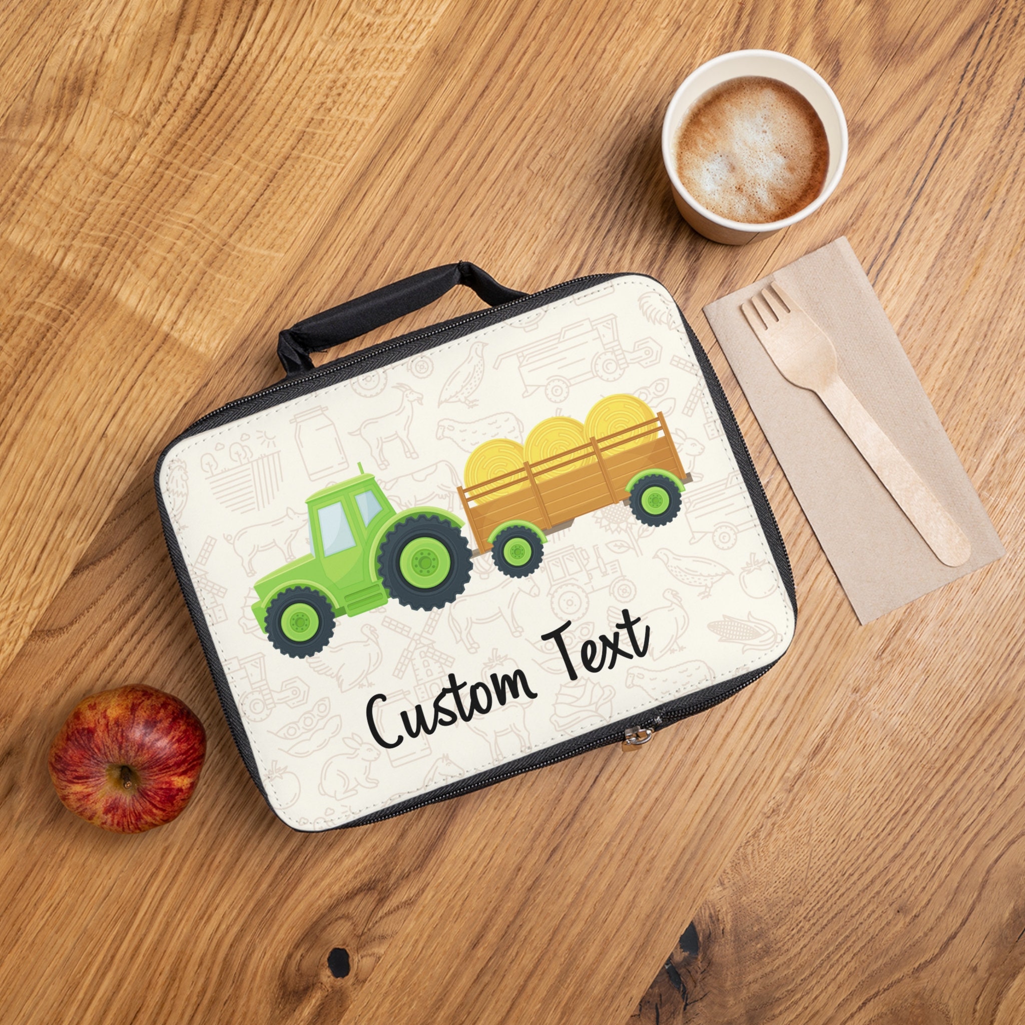 Customized Farming Lunch Box Personalized Name Lunch Box With - Etsy