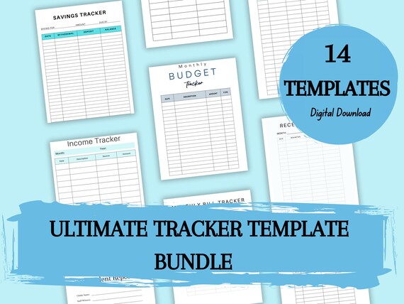 Money Tracker Template Printable Bundle Money Tracker | Etsy